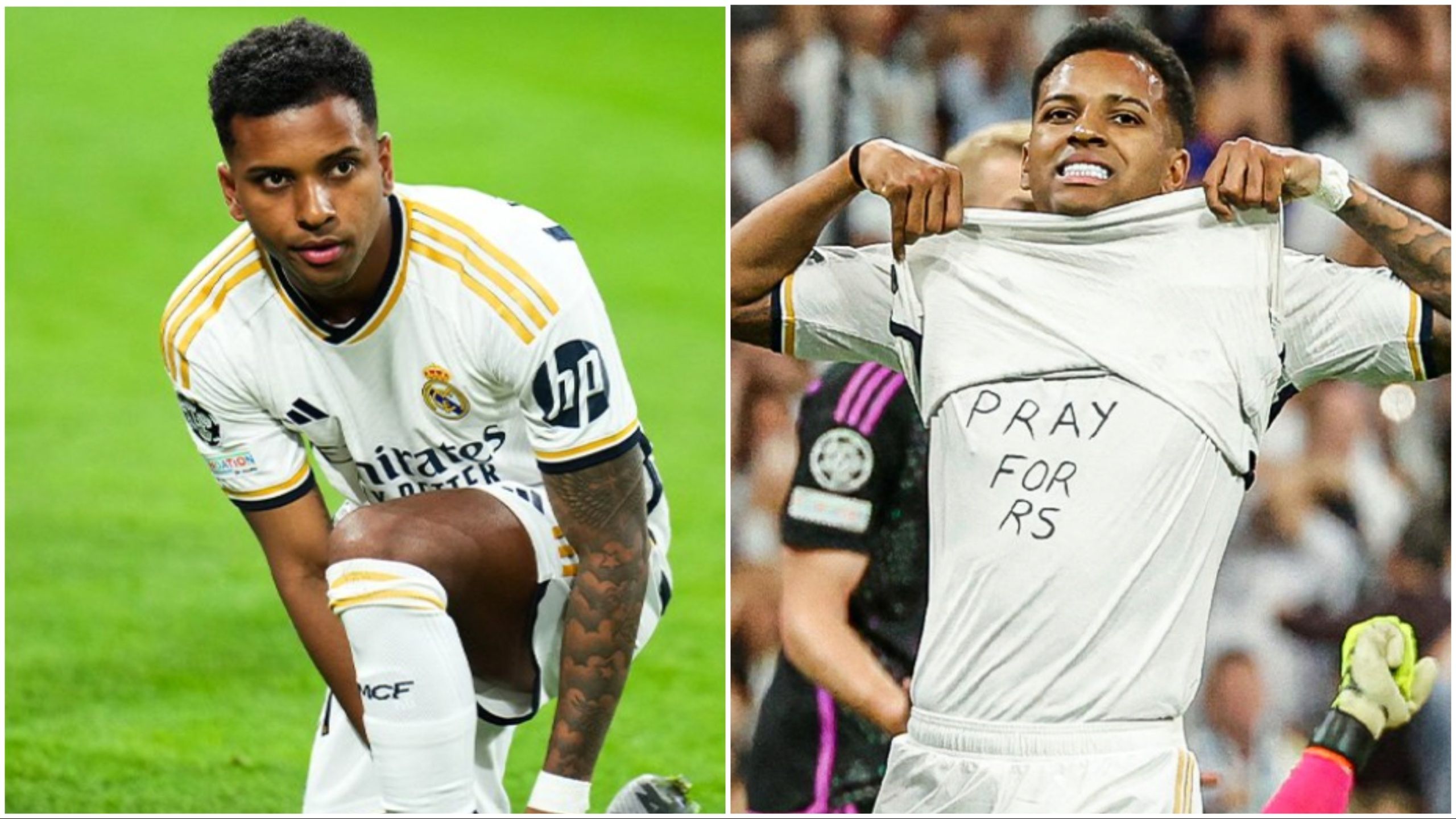 Why Rodrygo is Wearing 'Pray For RS' Shirt in Real Madrid v Bayern Munich