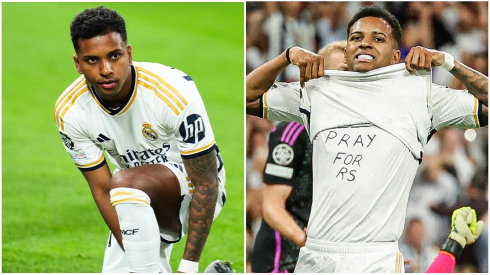 Why Rodrygo is Wearing 'Pray For RS' Shirt in Real Madrid v Bayern Munich