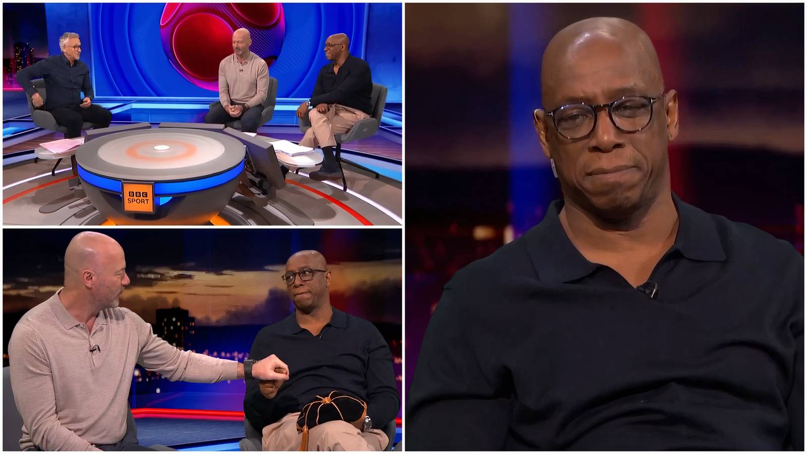 Ian Wright Breaks Down in Tears on Final Match of the Day Appearance