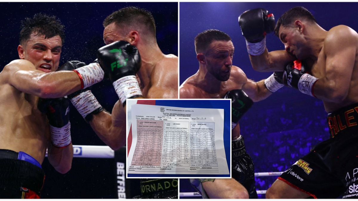 Josh Taylor vs Jack Catterall 2 Official Judges' Scorecards