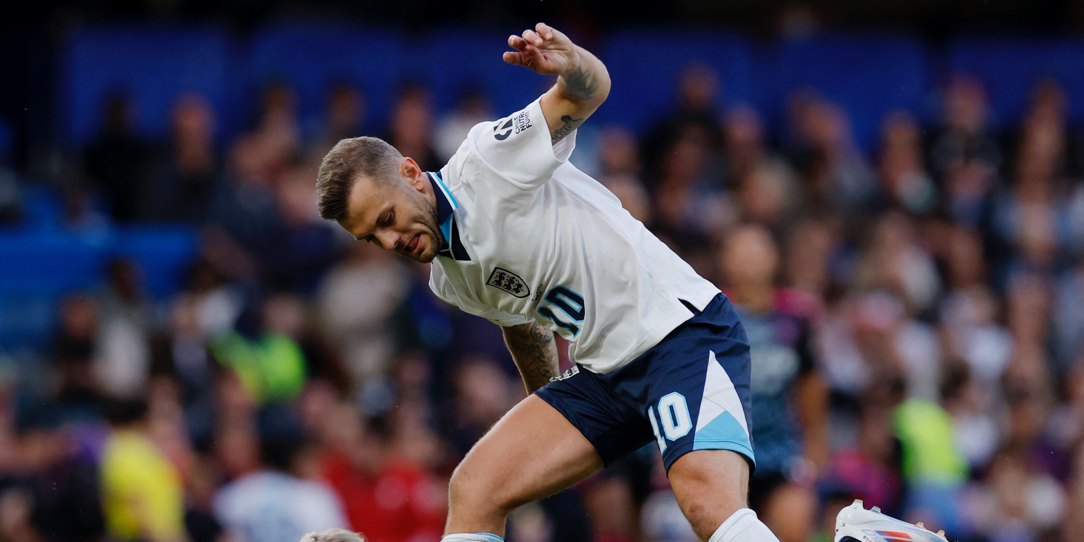 Jack Wilshere Provides Sublime Assist During Soccer Aid 2024