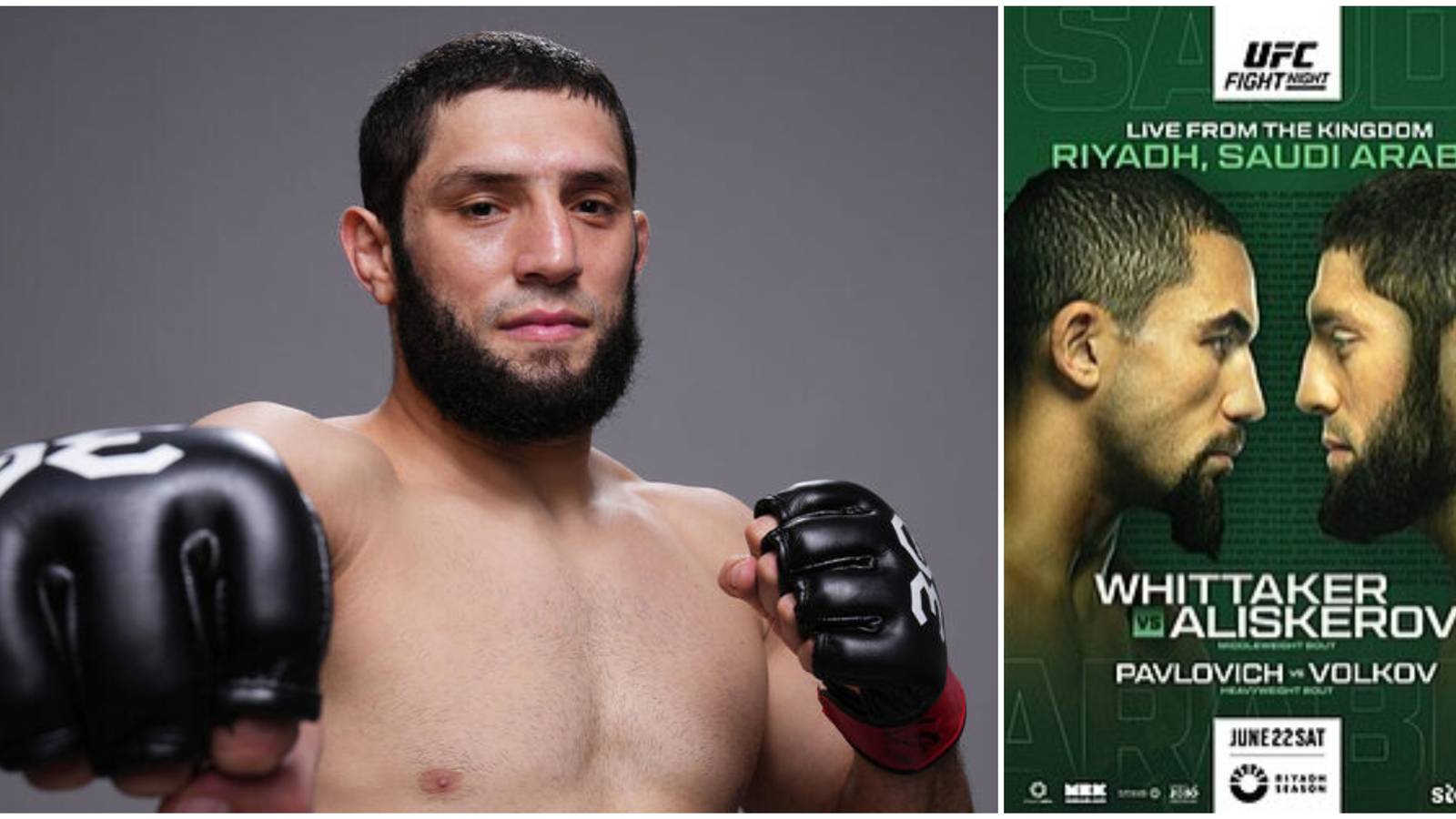Who Is Ikram Aliskerov? Robert Whittaker's New Opponent For UFC Saudi ...