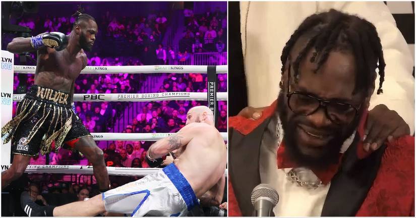 Deontay Wilder's Emotional Interview After Last KO Win