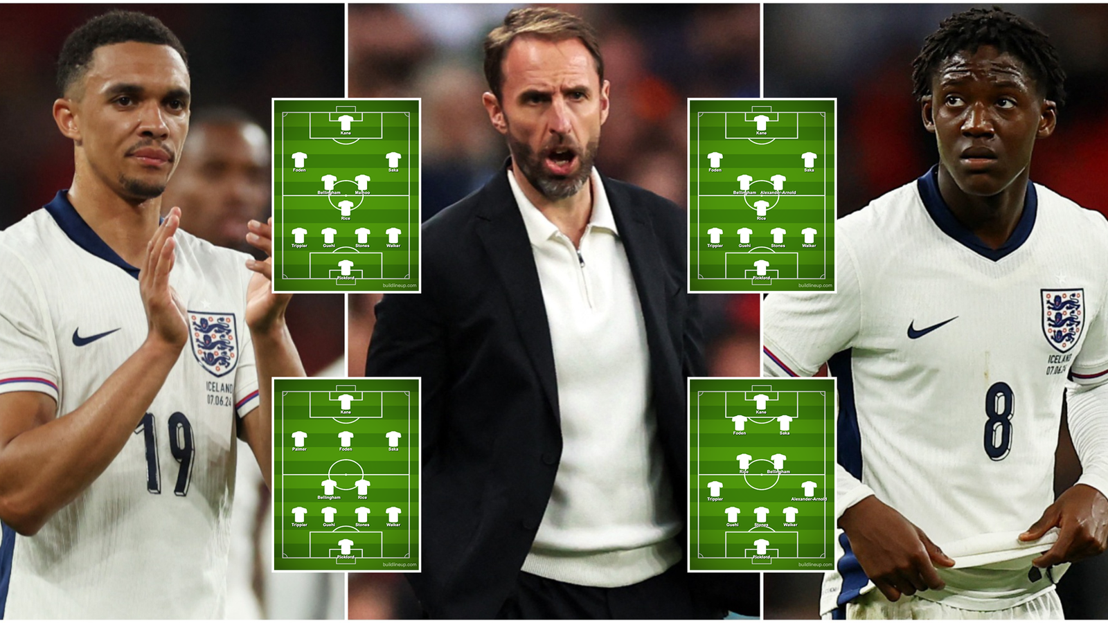 4 Ways England Could Line Up For First Euro 2024 Match