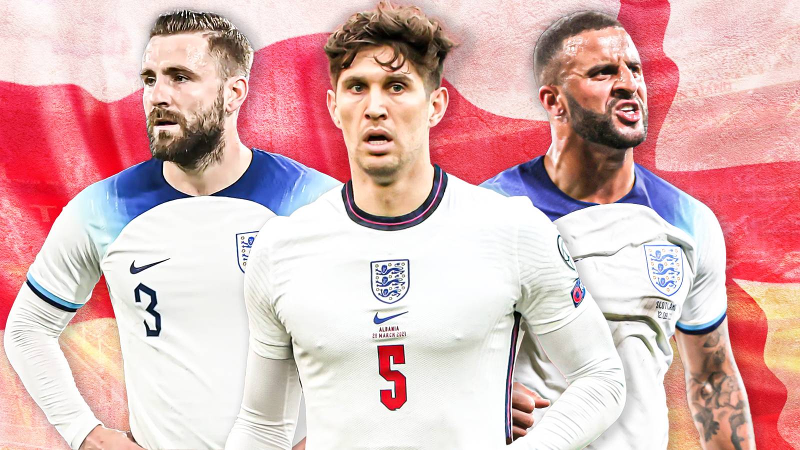 Three Ways England Defence Could Line Up at Euro 2024