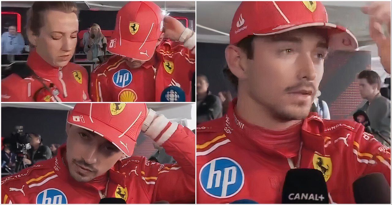 Charles Leclerc's Fuming Reply as Ferrari Official Interrupts Interview