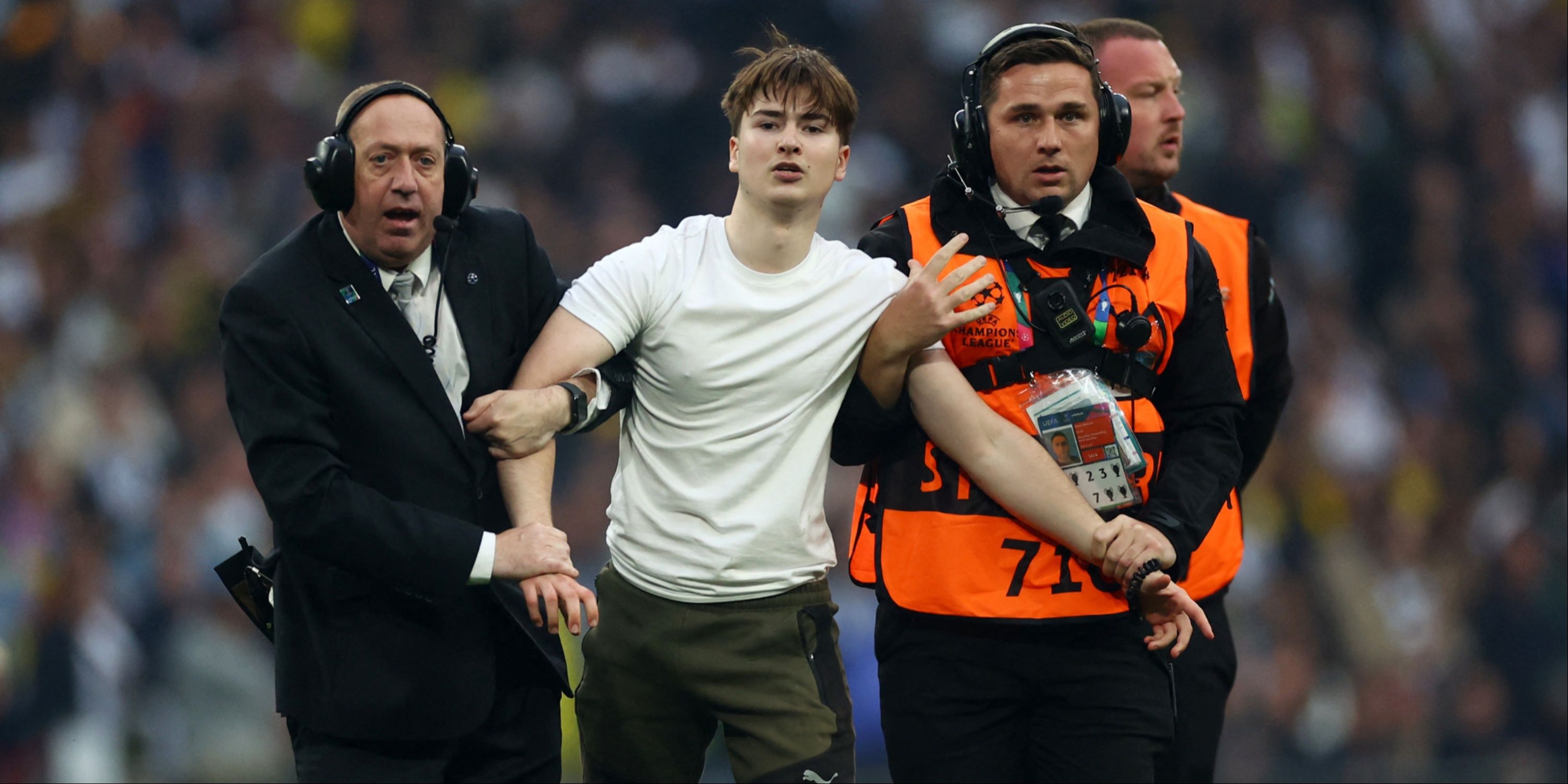 Pitch Invaders Mar Start of 2024 Champions League Final at Wembley