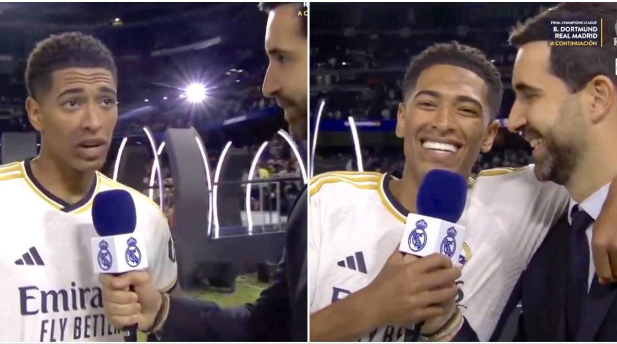 Jude Bellingham Does Interview in Spanish During Real Madrid’s UCL Parade
