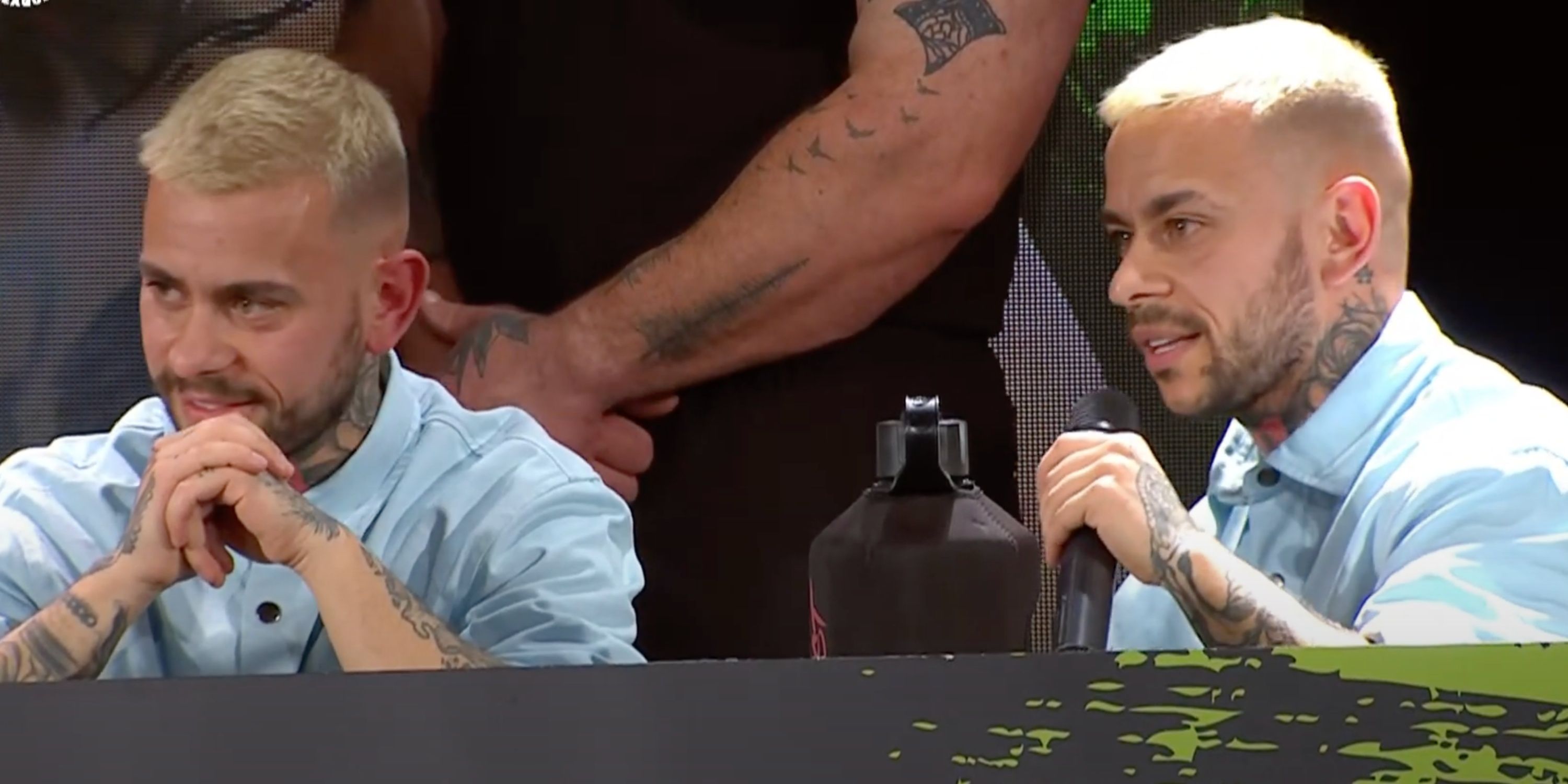 Eddie Hall Throws Dwarf at Upcoming 2-vs-1 Opponents After Being Slapped