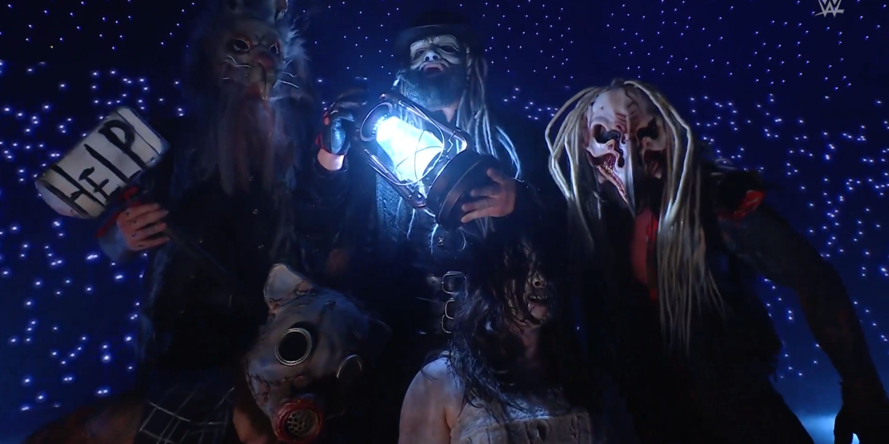What Uncle Howdy Had Written on His Glove During WWE Raw Debut