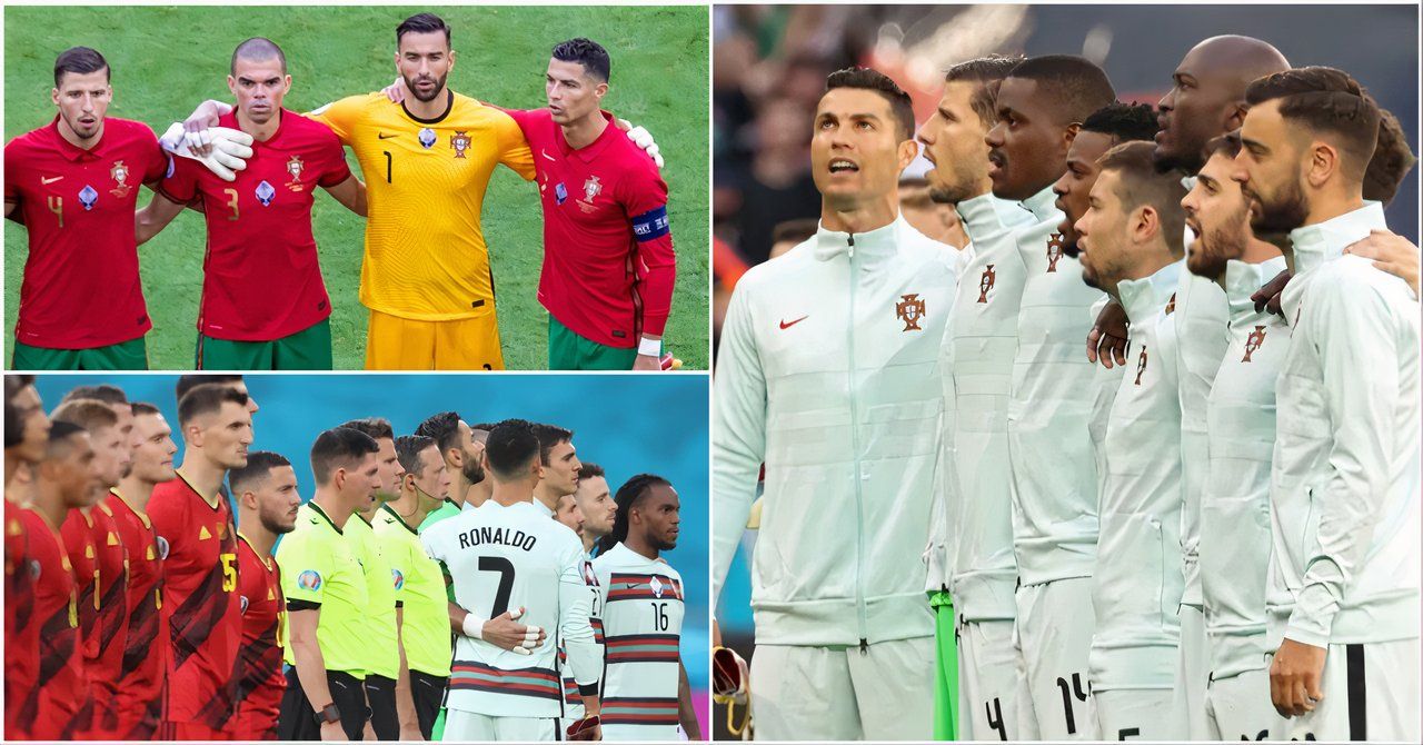 Why Cristiano Ronaldo Stands Sideways During Portugal's National Anthem
