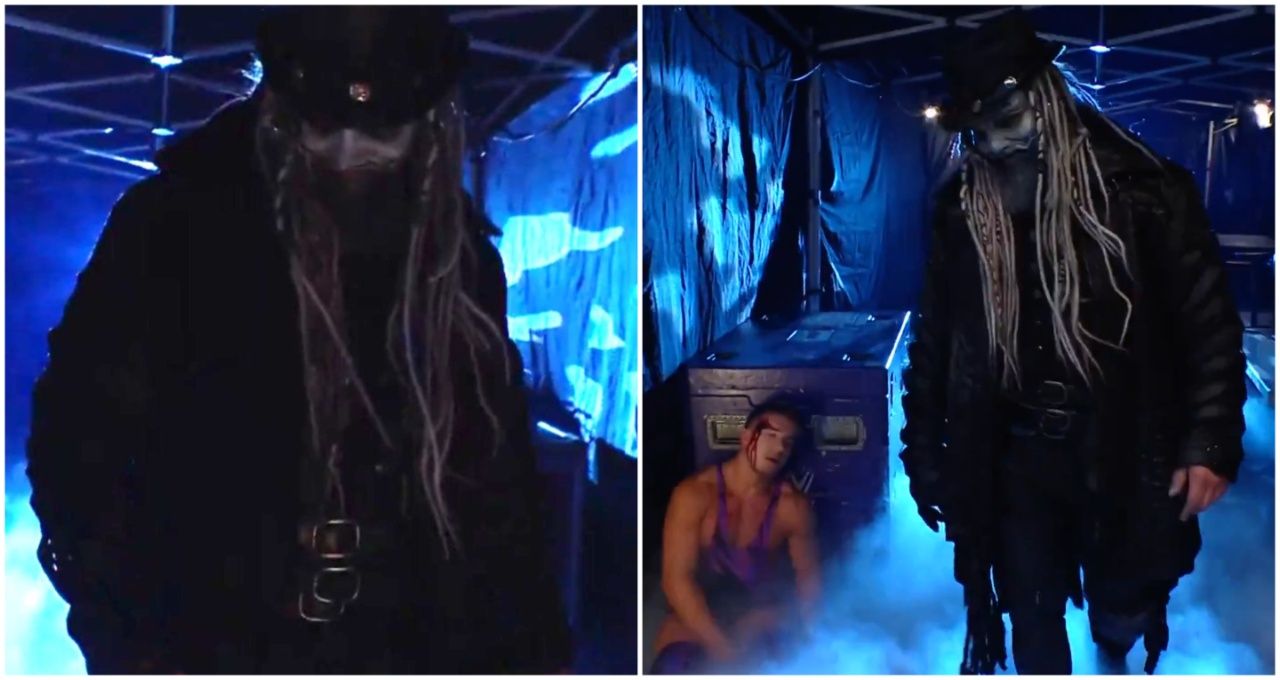 What Uncle Howdy Had Written on His Glove During WWE Raw Debut