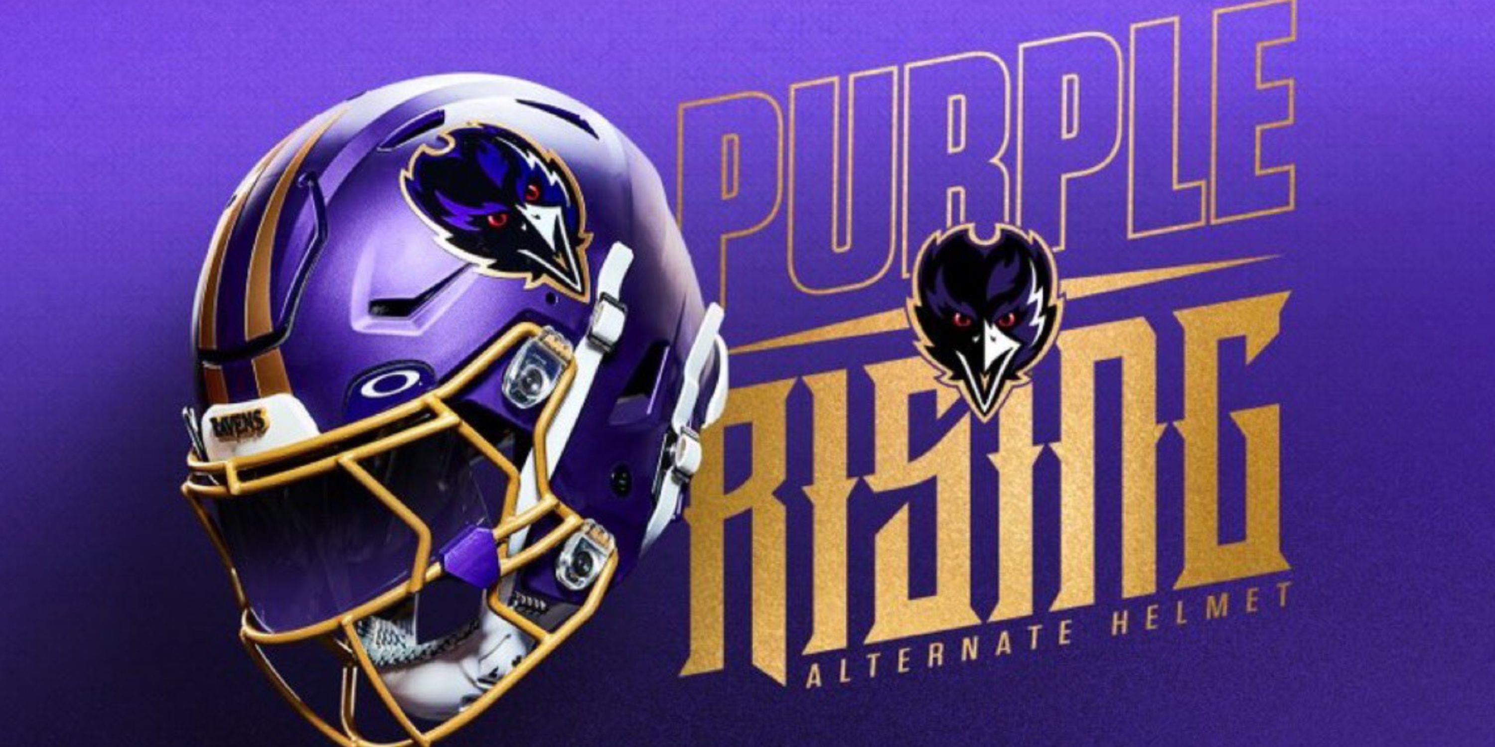 First Look at the Ravens New Alternate Helmets