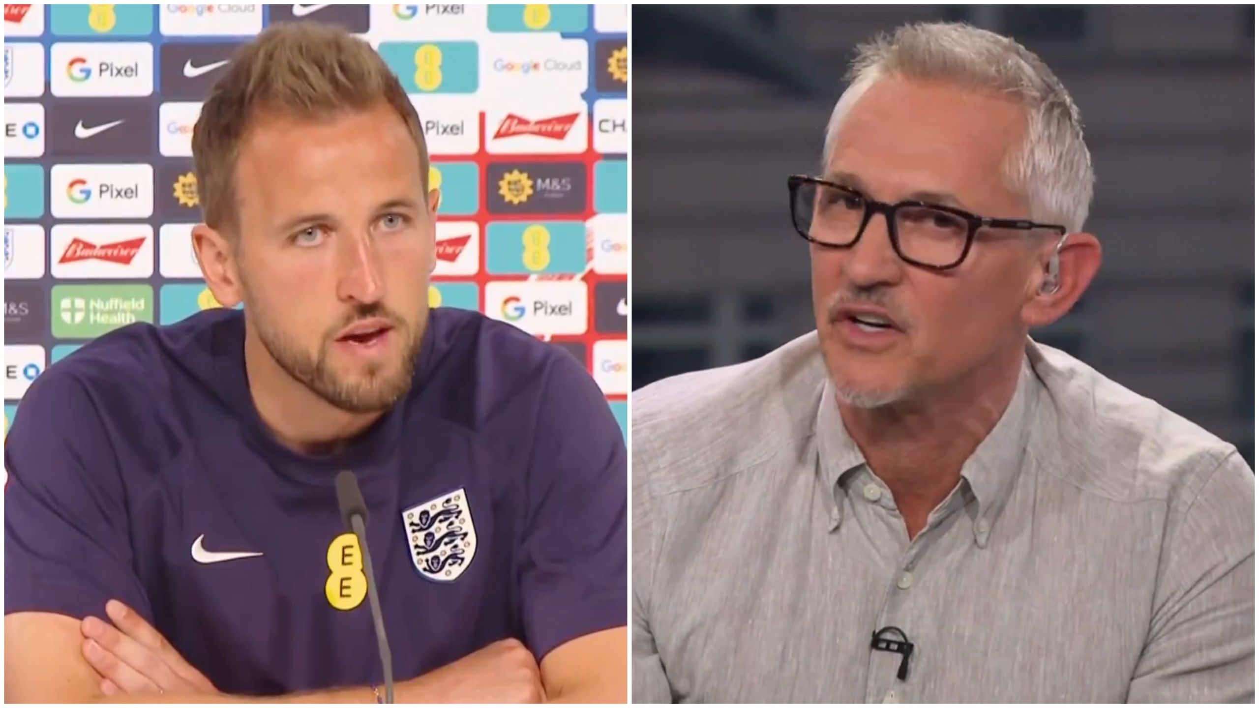 Harry Kane Hits Back at Gary Lineker After England 1-1 Denmark