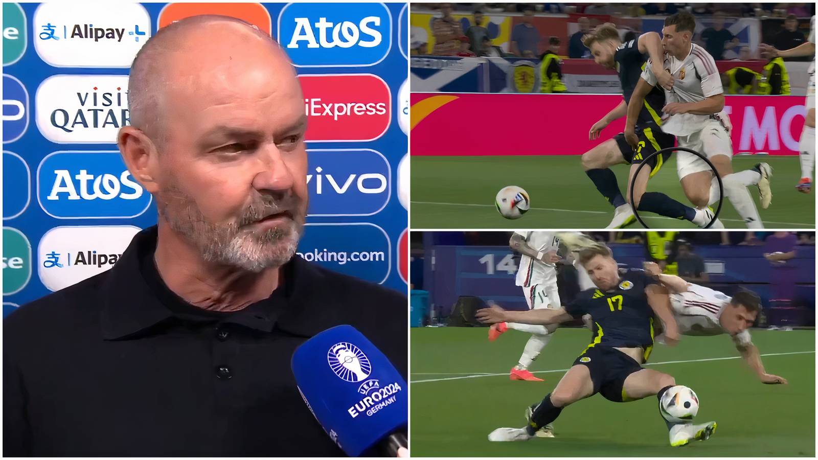 Steve Clarke Fumes at Referee After Scotland 0-1 Hungary