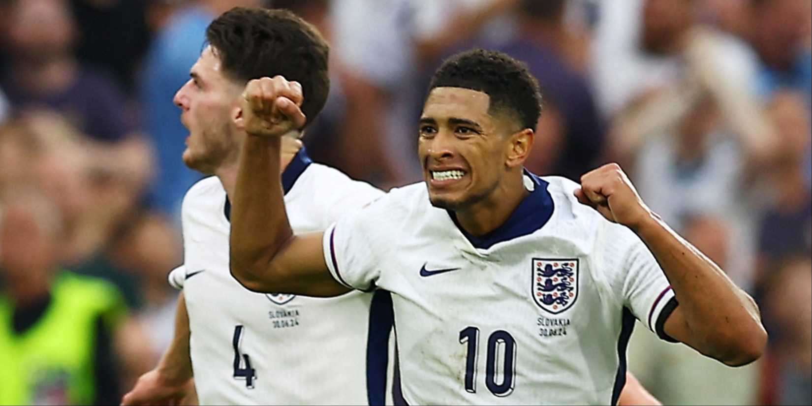 Jude Bellingham Scores Sensational Overhead Kick for England vs Slovakia