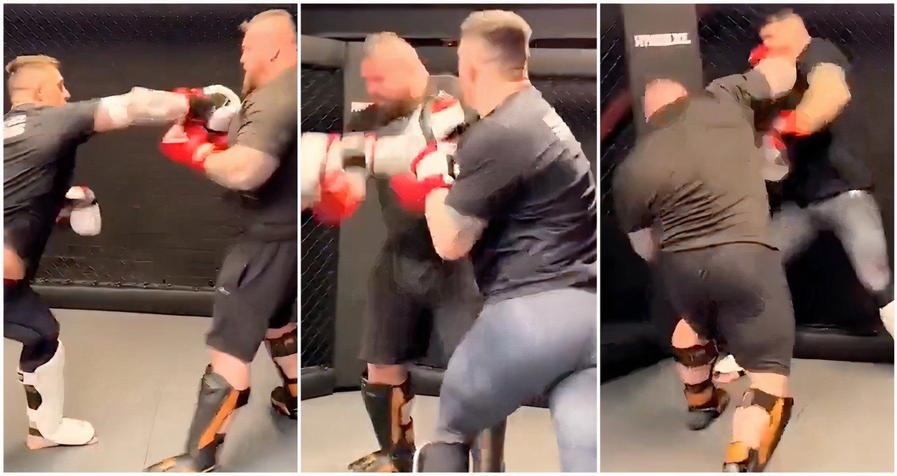 Unreleased Footage of Tom Aspinall Sparring Eddie Hall Emerges