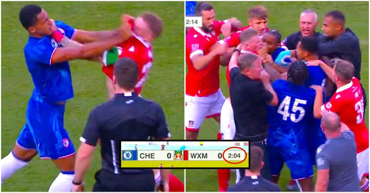 Levi Colwill and James McClean Fight Two Minutes Into Chelsea vs ...