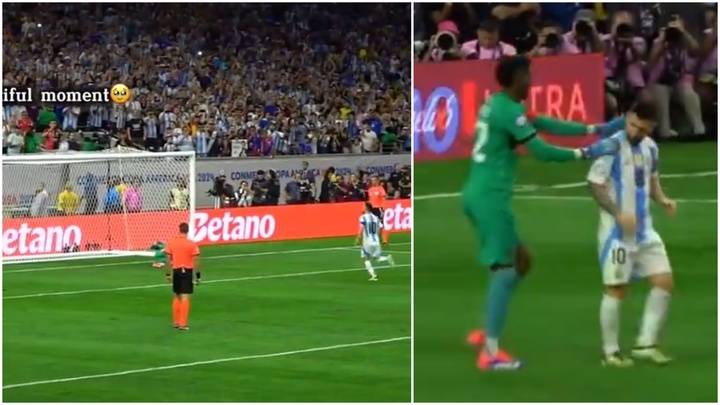 Ecuador Goalkeeper's Reaction to Lionel Messi's Missed Penalty at Copa ...