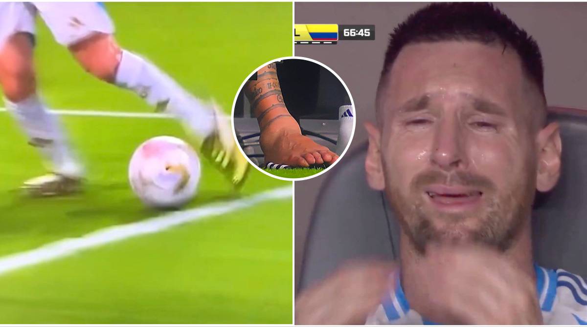 How Lionel Messi Injured His Ankle During Copa America Final