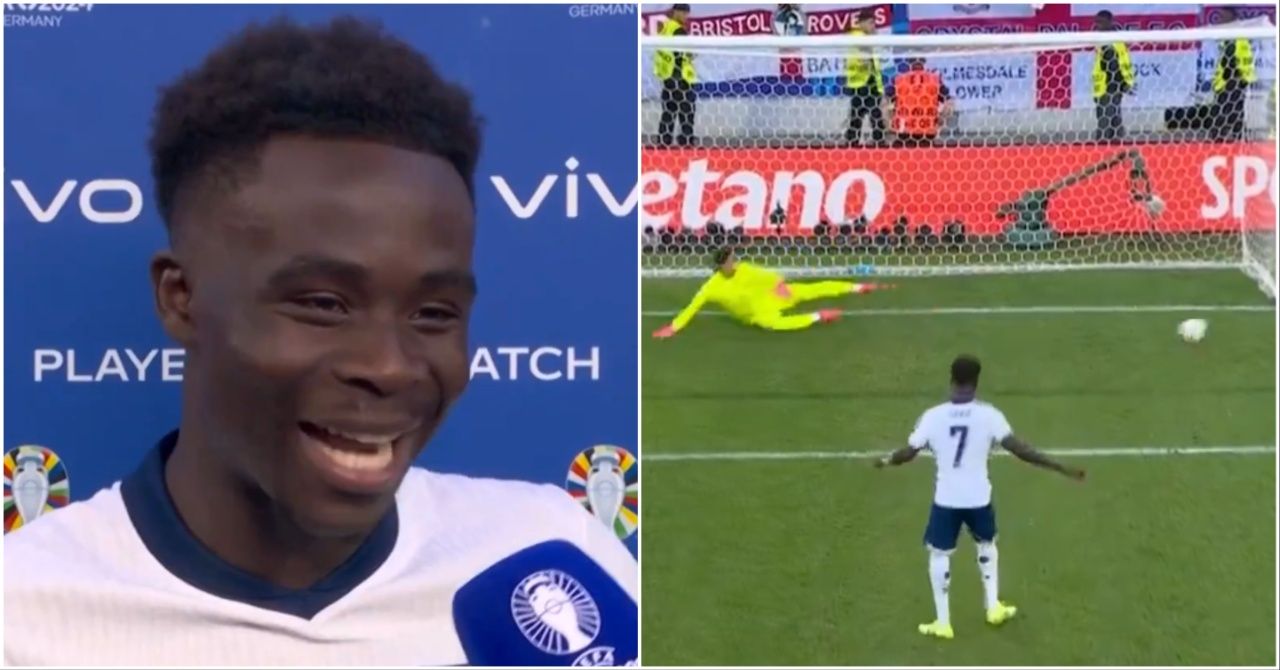 Bukayo Saka's Brilliant Interview After England's Win vs Switzerland