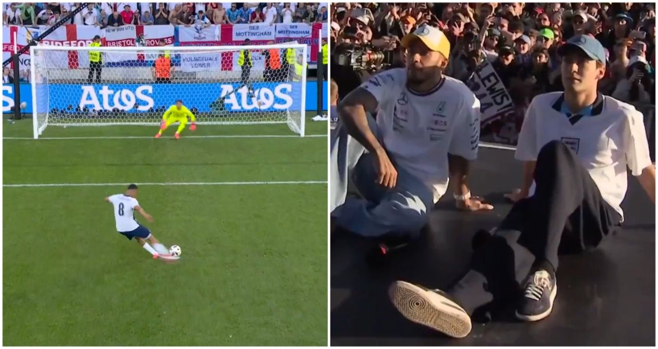 Lewis Hamilton & George Russell React to England Beating Switzerland