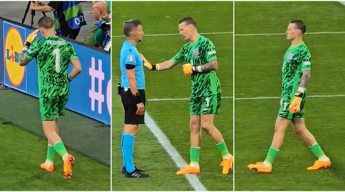 Fascinating Footage Shows Jordan Pickford Right Before England Penalty Save