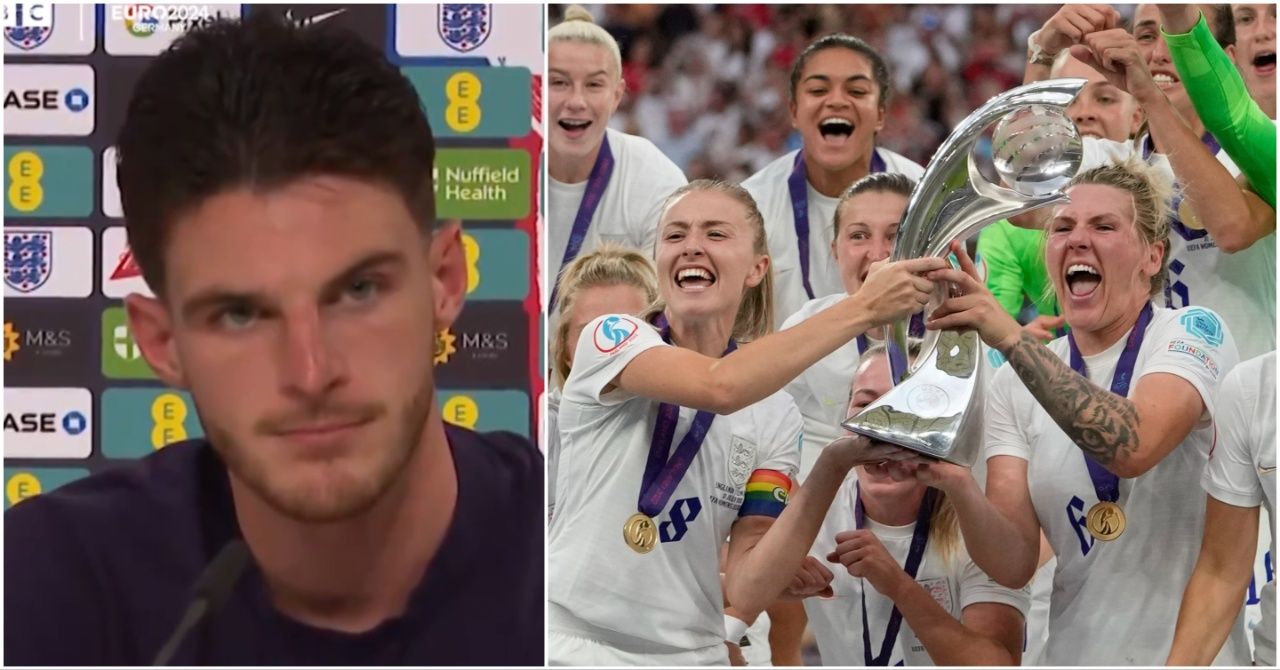 Declan Rice Draws Motivation From Lionesses Ahead of Euro 2024 Final