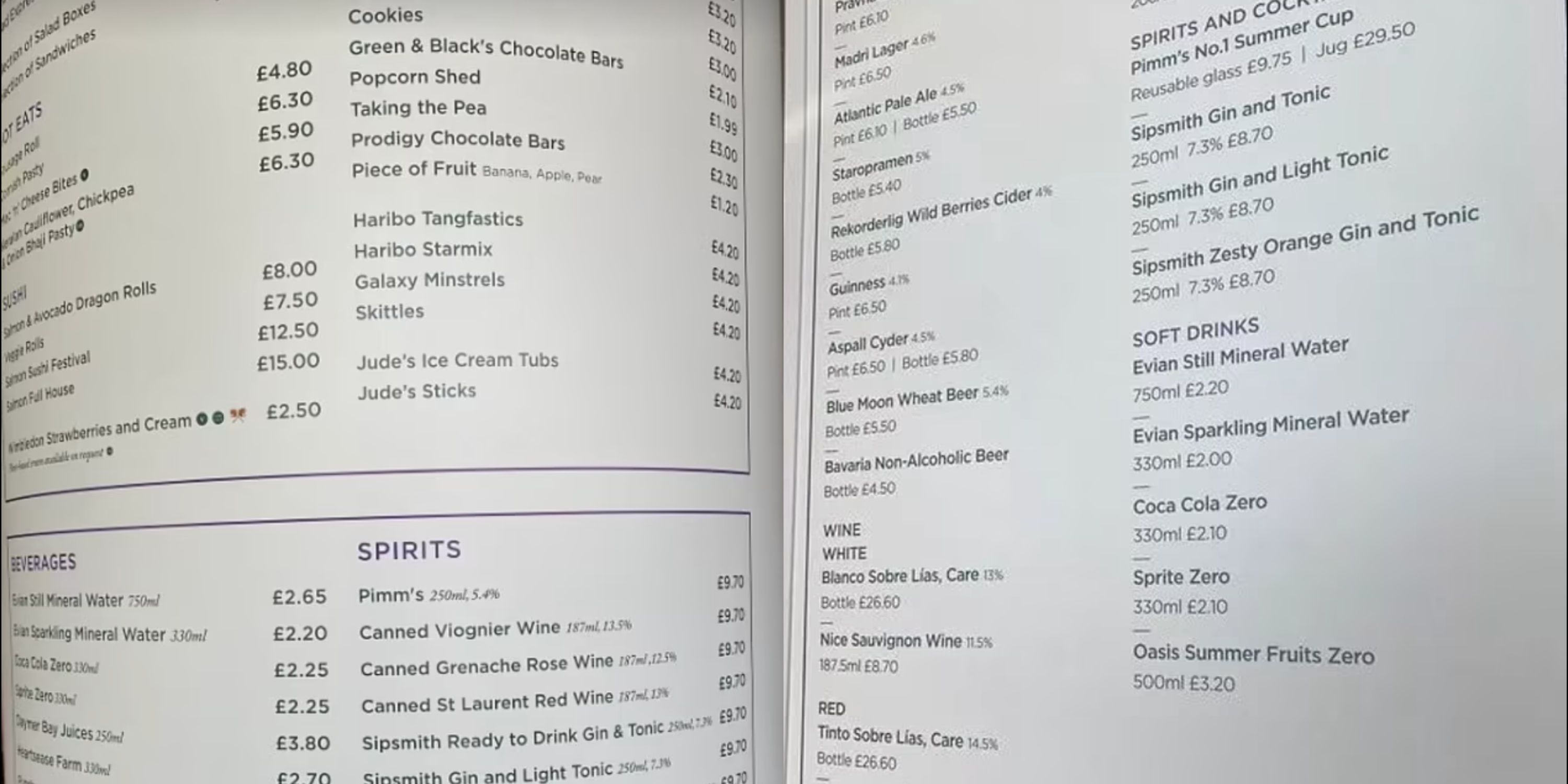 Wimbledon Food & Drink Prices Revealed