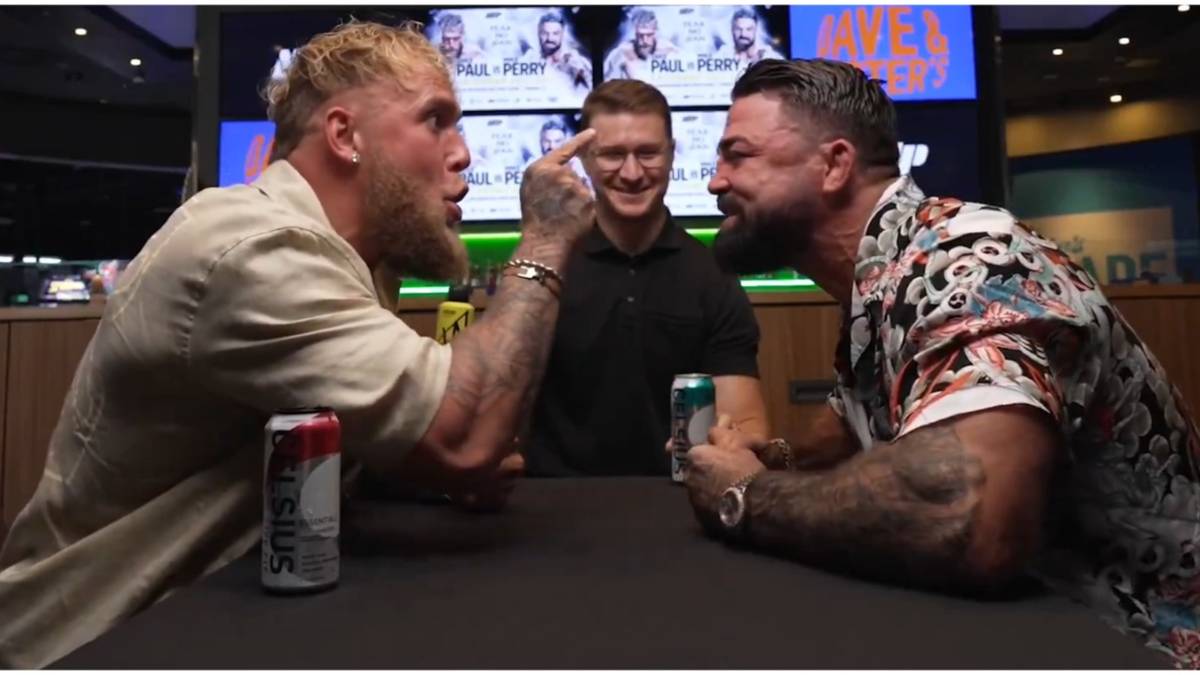 Jake Paul & Mike Perry's Bizarre Face-to-Face
