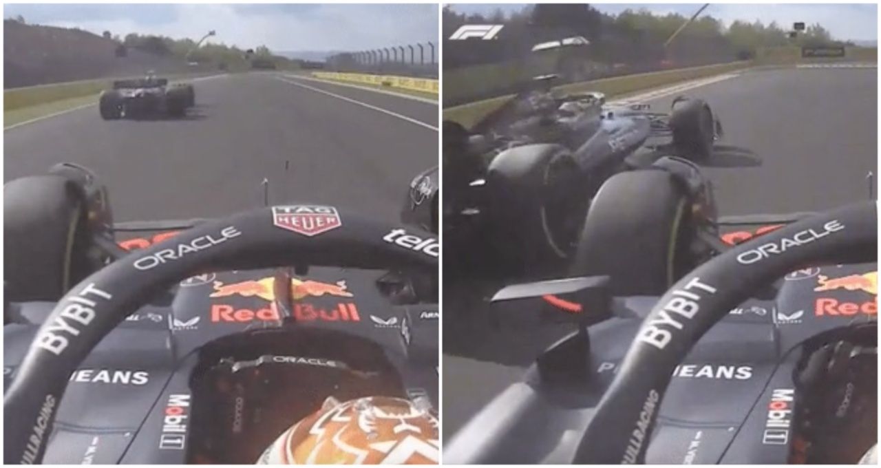 Max Verstappen Onboard Footage From Lewis Hamilton Crash