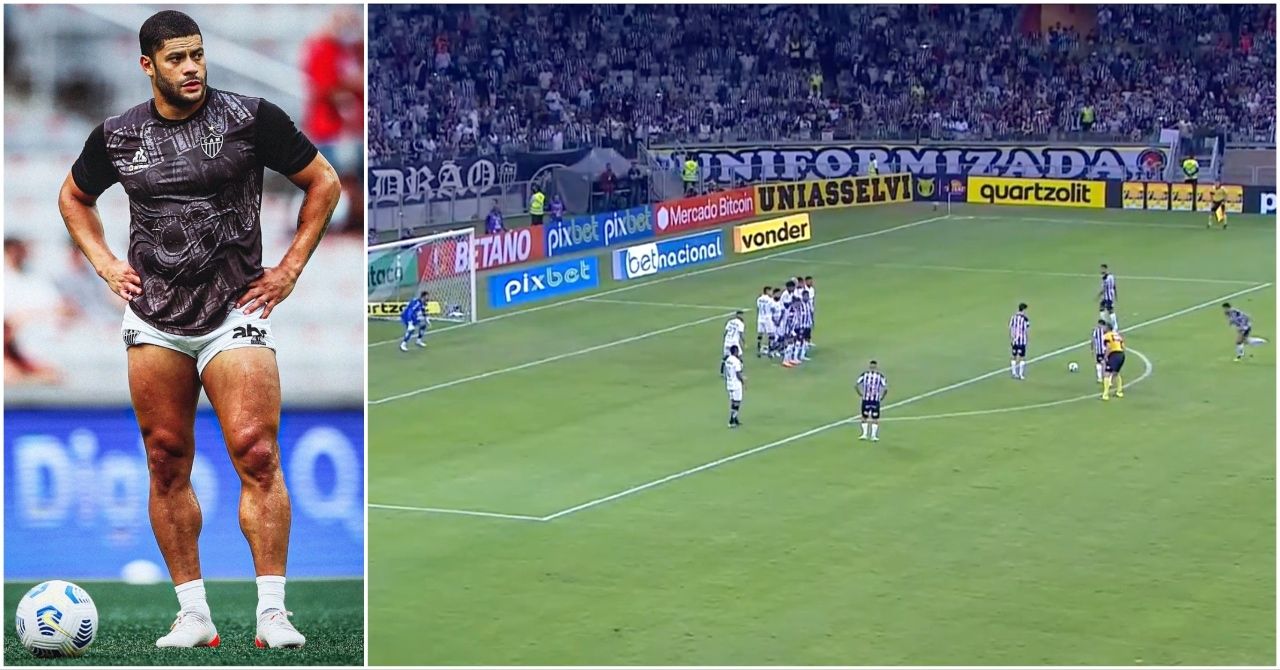 Hulk Took One of Football's Most Powerful Free-Kicks vs Santos