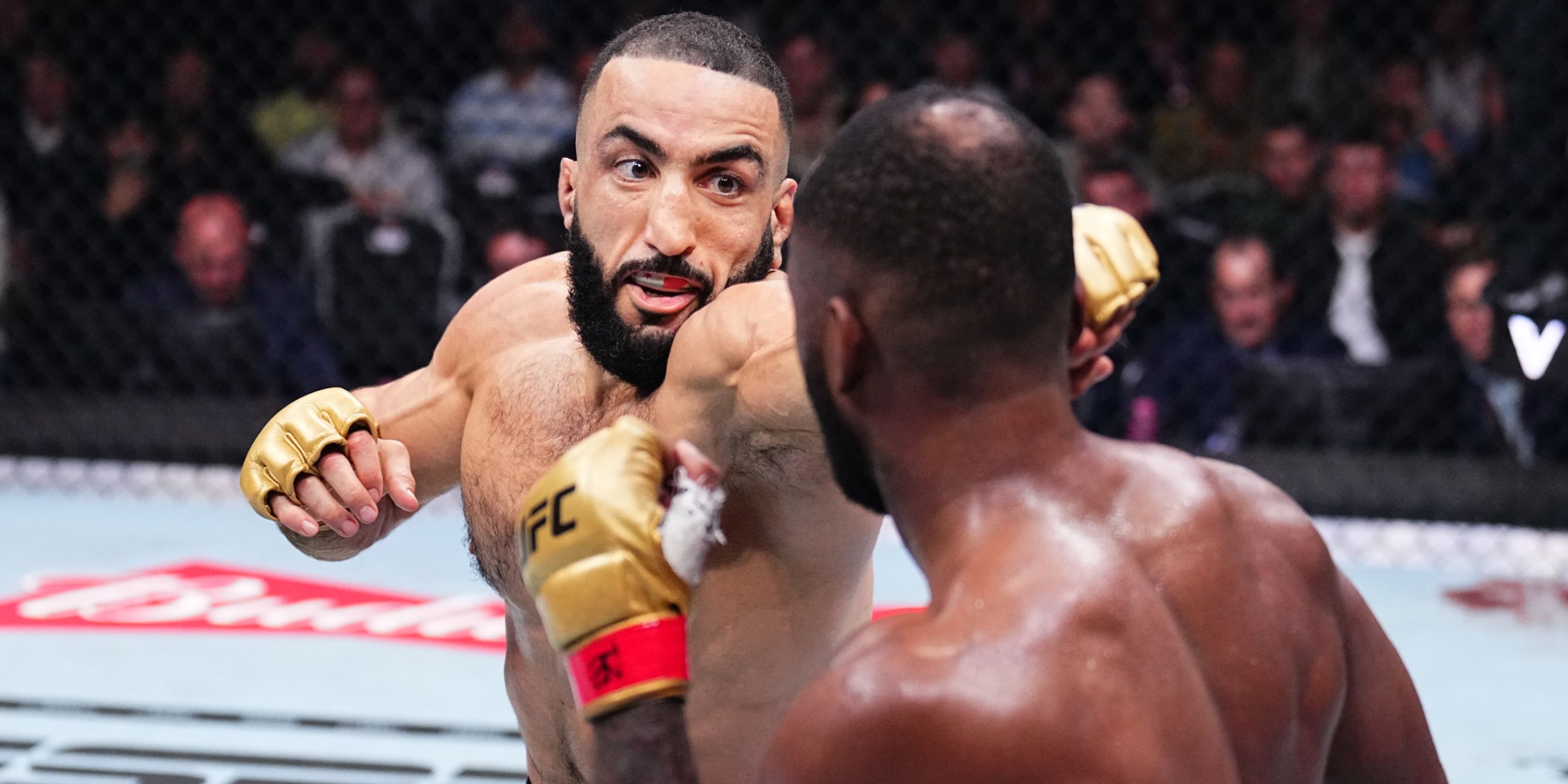 Belal Muhammad Dropping Leon Edwards on his Head at UFC 304