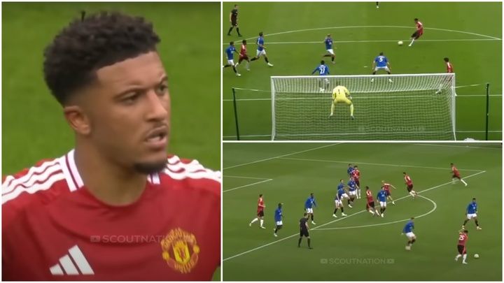 Jadon Sancho's eye-opening highlights in Man Utd return v Rangers