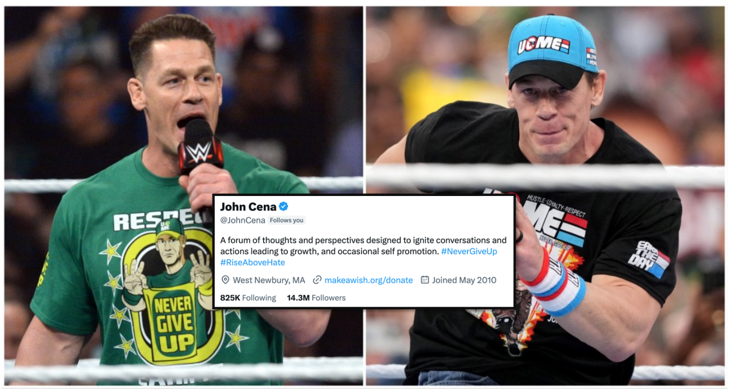 Why John Cena Follows Over 800,000 People on Twitter