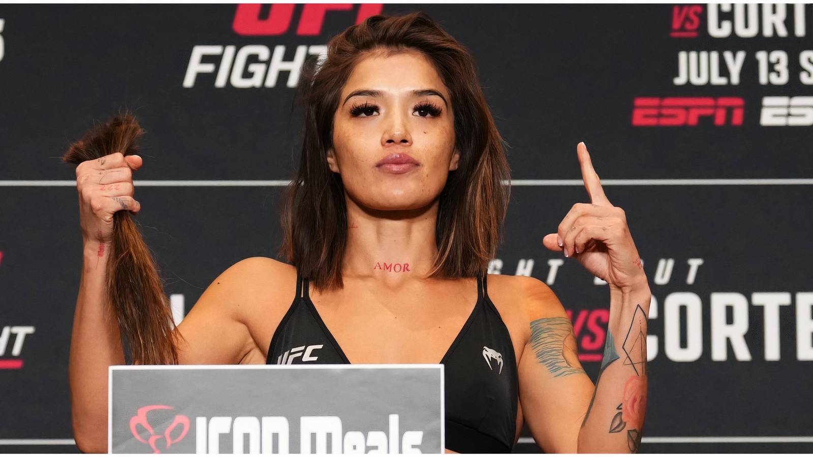 UFC Fighter Tracy Cortez Cuts Hair Off to Make Weight