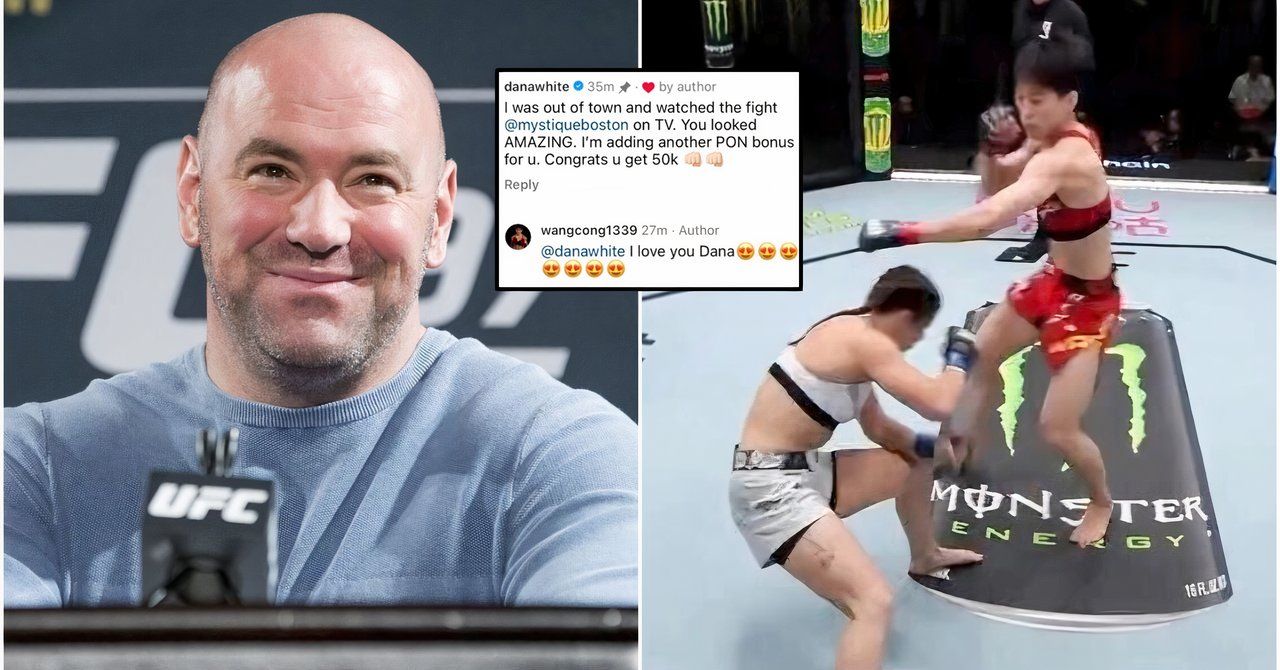 Wang Cong's Epic KO on UFC Debut Convinces Dana White to Pay Huge Bonus