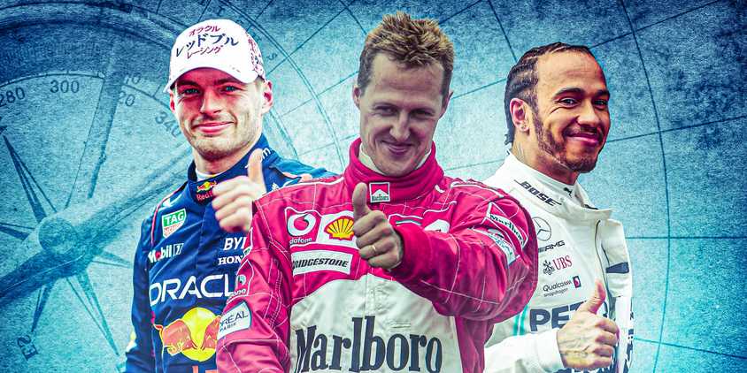 Lewis Hamilton's & Max Verstappen's Stats Compared After 4 World Titles