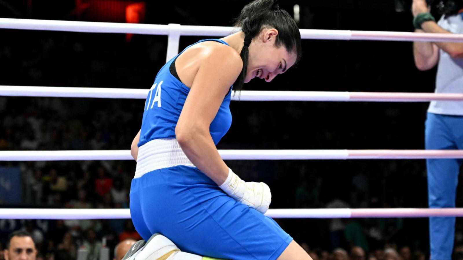 Boxer Angela Carini Walks Out of Fight vs Imane Khelif in Tears at Olympics