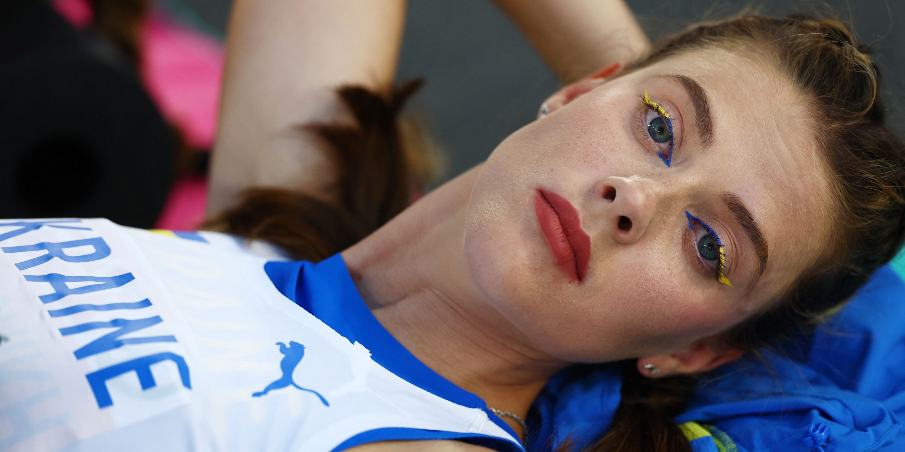 Why Ukraine's Yaroslava Mahuchikh Wraps Herself in Sleeping Bag at Olympics