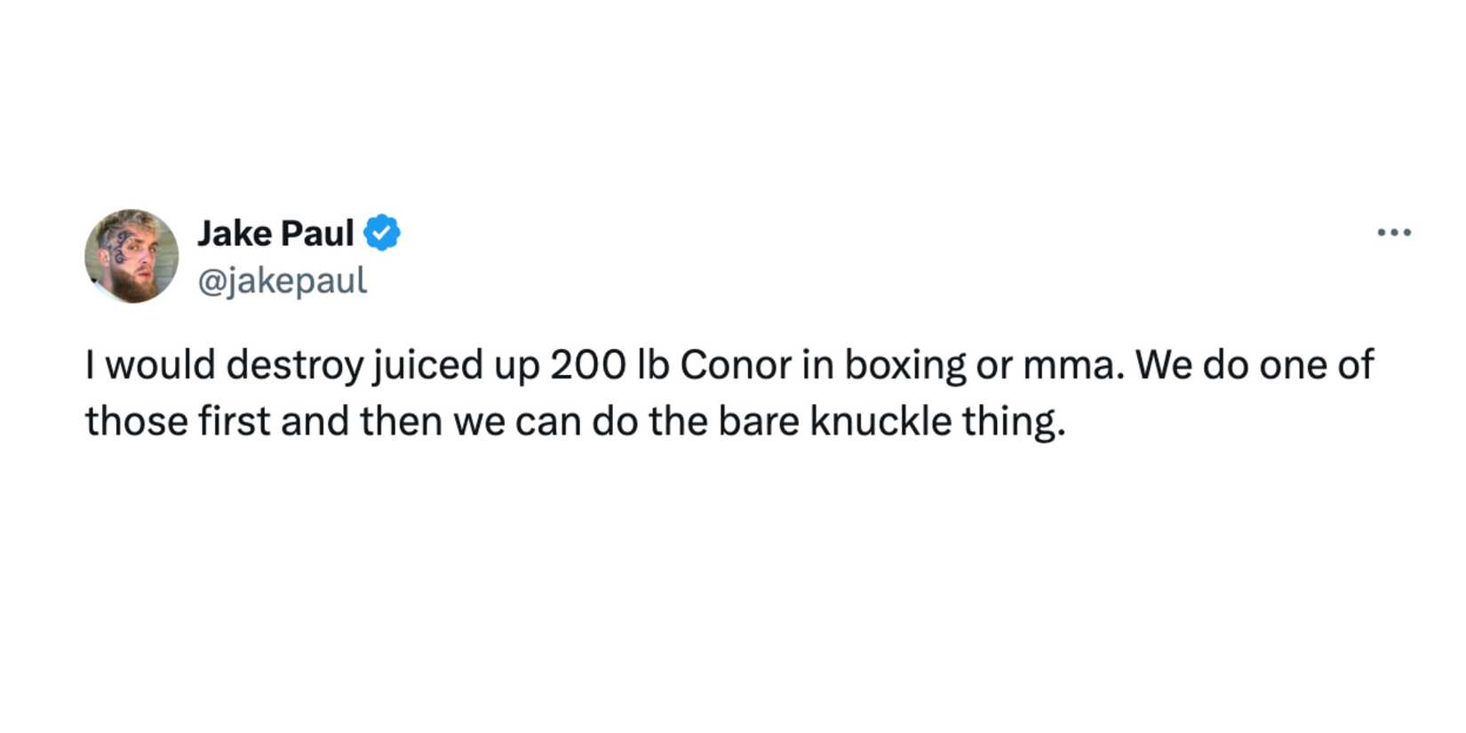 Jake Paul's Controversial Tweet About Conor McGregor
