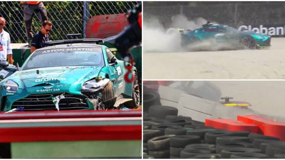 F1 Safety Car Involved in Huge Crash at Italian Grand Prix