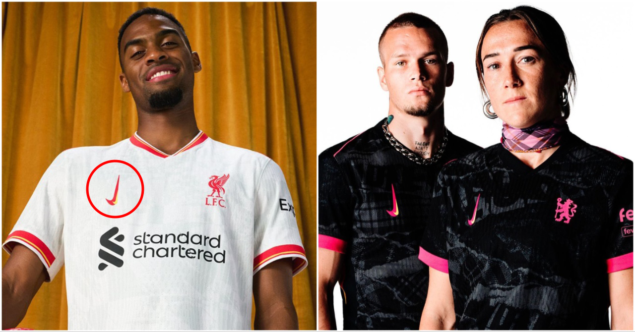 Why Nike's Logo is Pointing up on New Premier League Third Kits