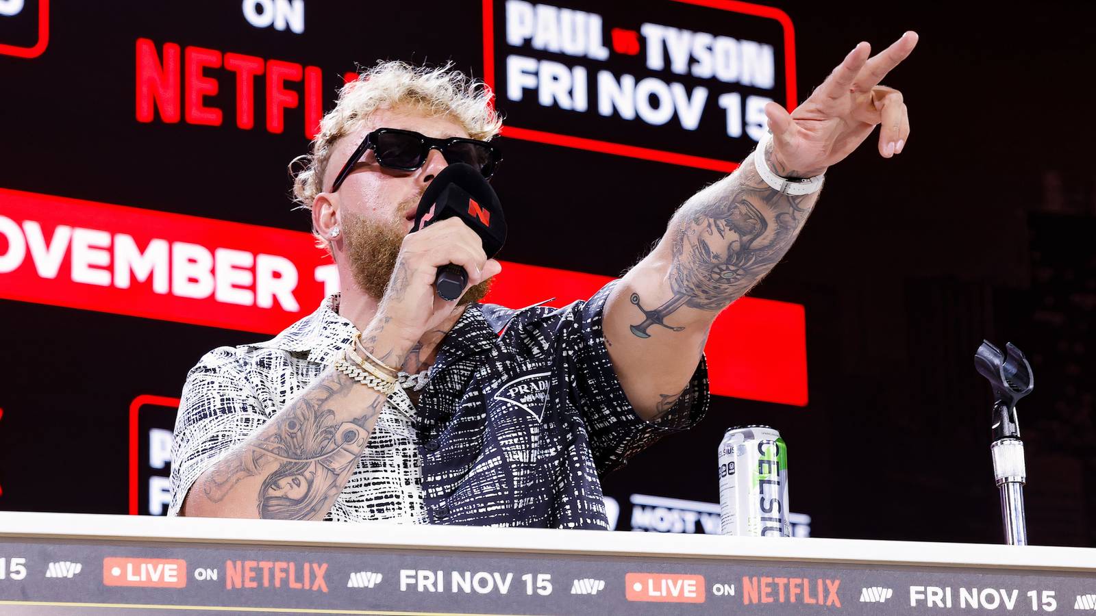 Jake Paul Goes Full Heel as he Turns on Pro-Mike Tyson Crowd Ahead of ...