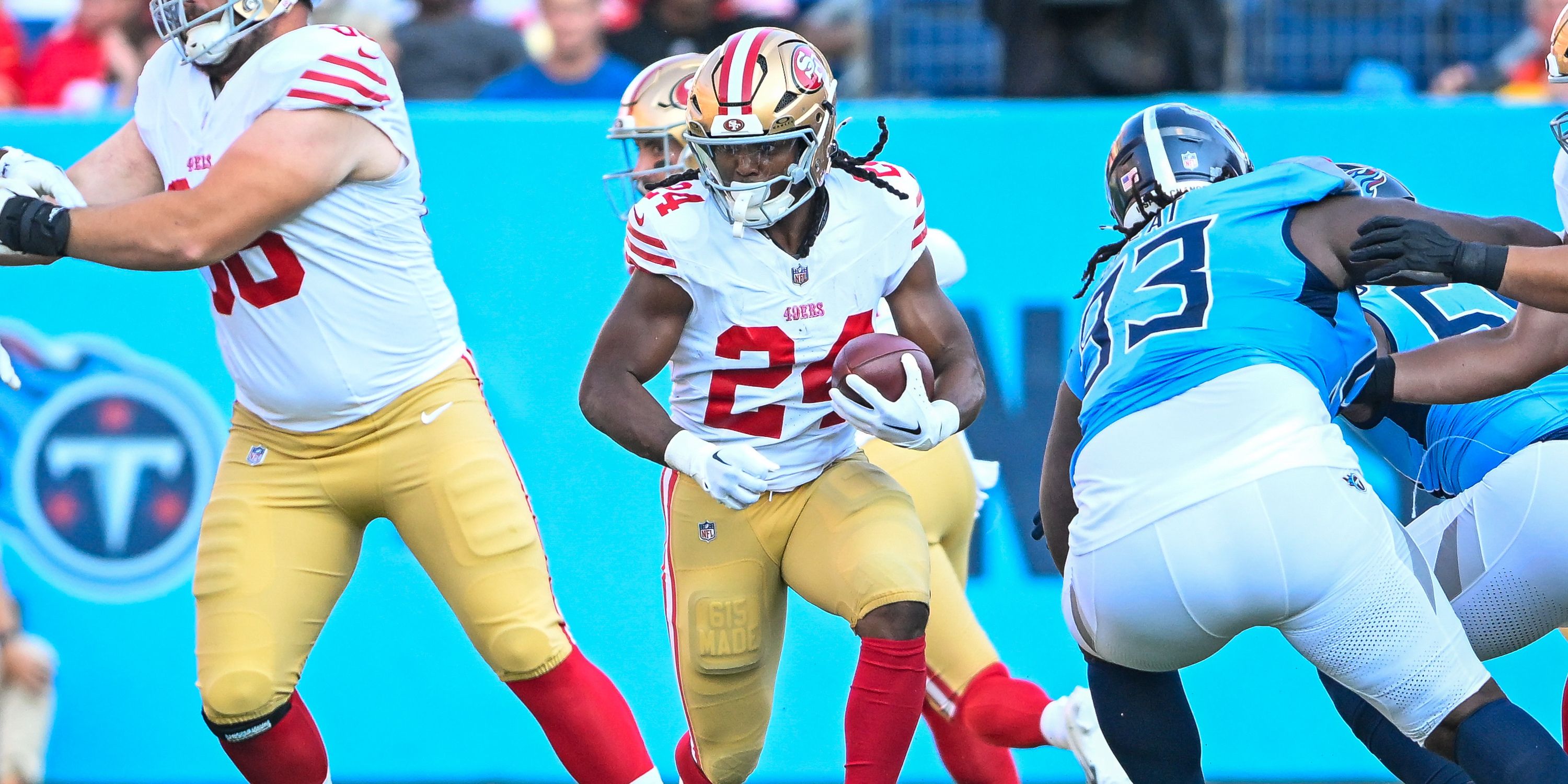 49ers' Christian McCaffrey (calf) inactive vs. Jets