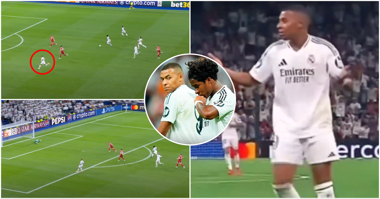 Kylian Mbappe Reacts to Endrick's Goal in Real Madrid 3-1 Stuttgart