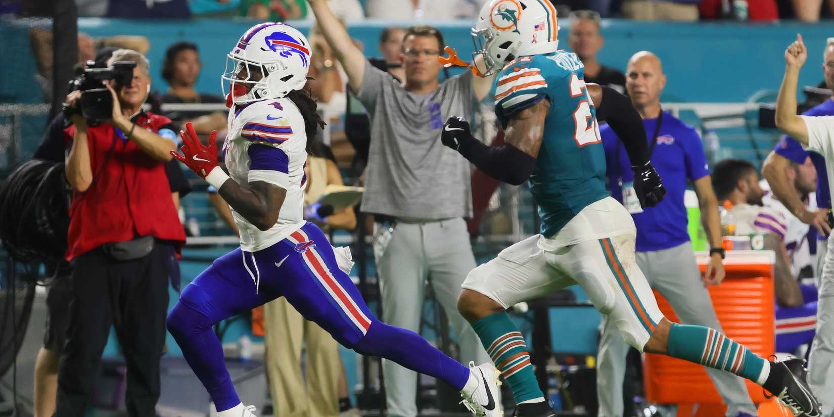 10 Fastest NFL Players in the 2024/25 regular season