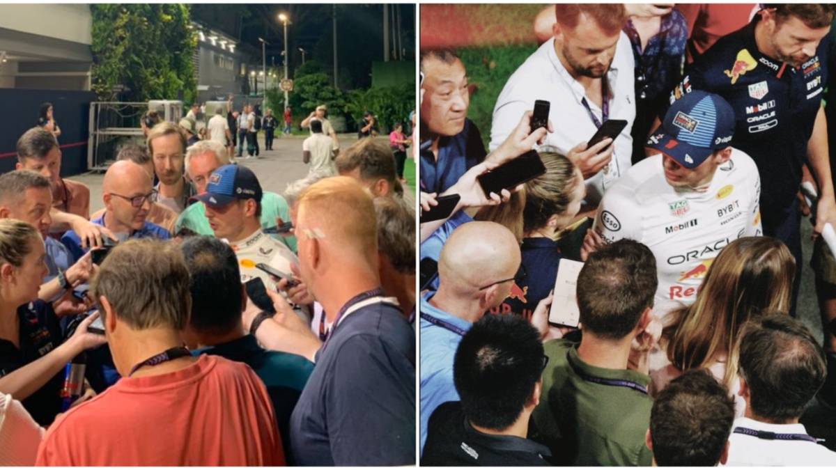 Why Max Verstappen Did Singapore GP Press Conference Outside
