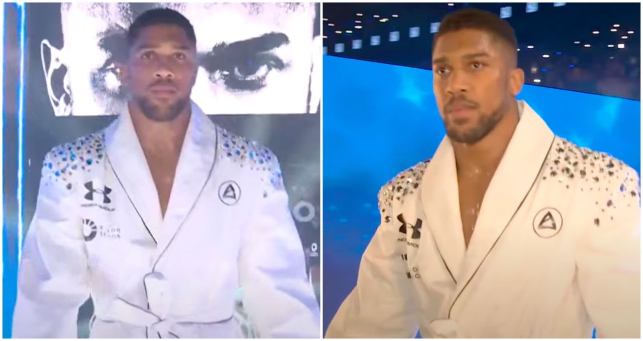Anthony Joshua Ring Walk Moment Raises Suspicion After Daniel Dubois Loss