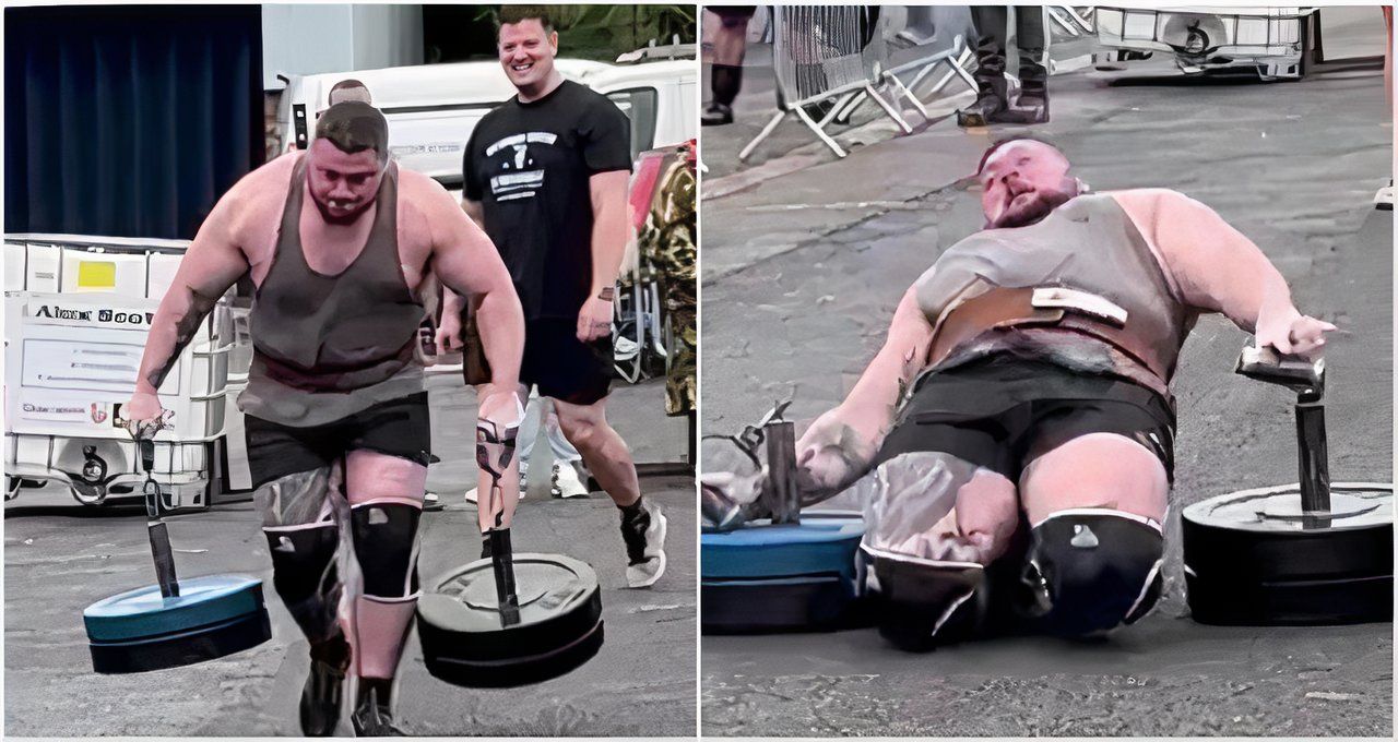 Strongman Dan Jones' Horror Injury Sees 'Knees Shoot Up Into his Thighs'